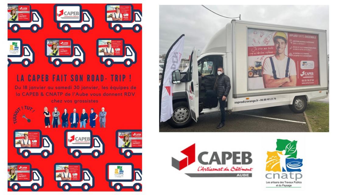 La CAPEB et CNATP font leur Road-Trip ・ CAPEB